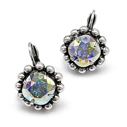 Cushion Cut AB 10 mm earrings – La Contessa by Mary DeMarco